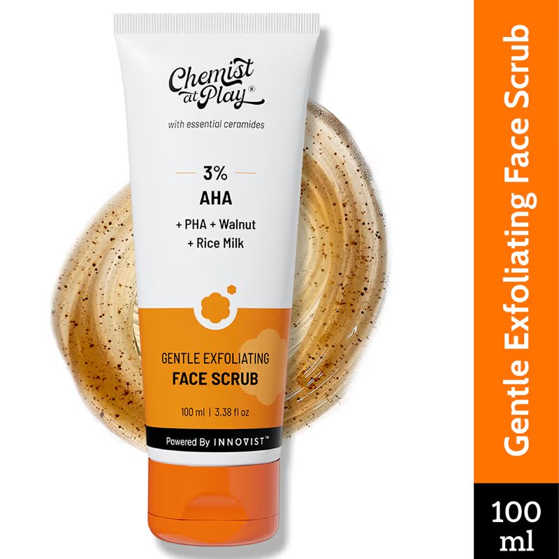 CHEMIST AT PLAY 3% AHA Gentle Exfoliating Face Scrub 100ML - Peacock.lk ...
