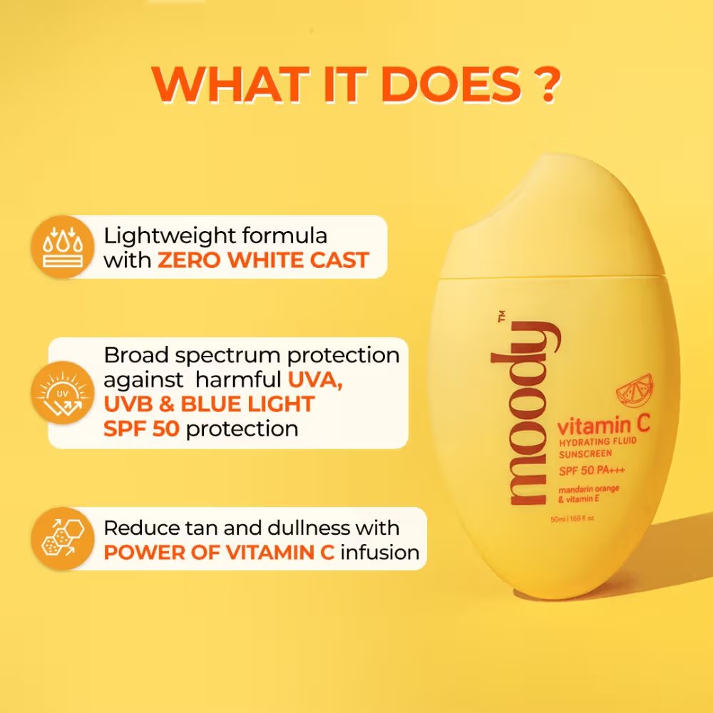 MOODY Vitamin C Sunscreen With SPF 50 PA+++ 50ML - Peacock.lk - Sri ...